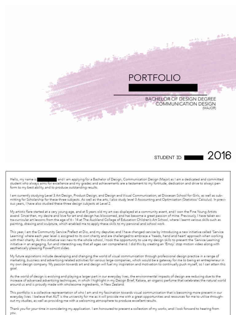 Communication Design Portfolio Sample 1 | PDF | Perfume | Brand