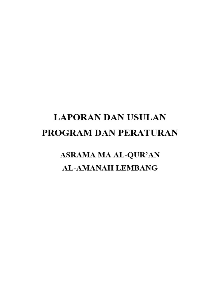 Tata Tertib Asrama 2024-2025 | PDF