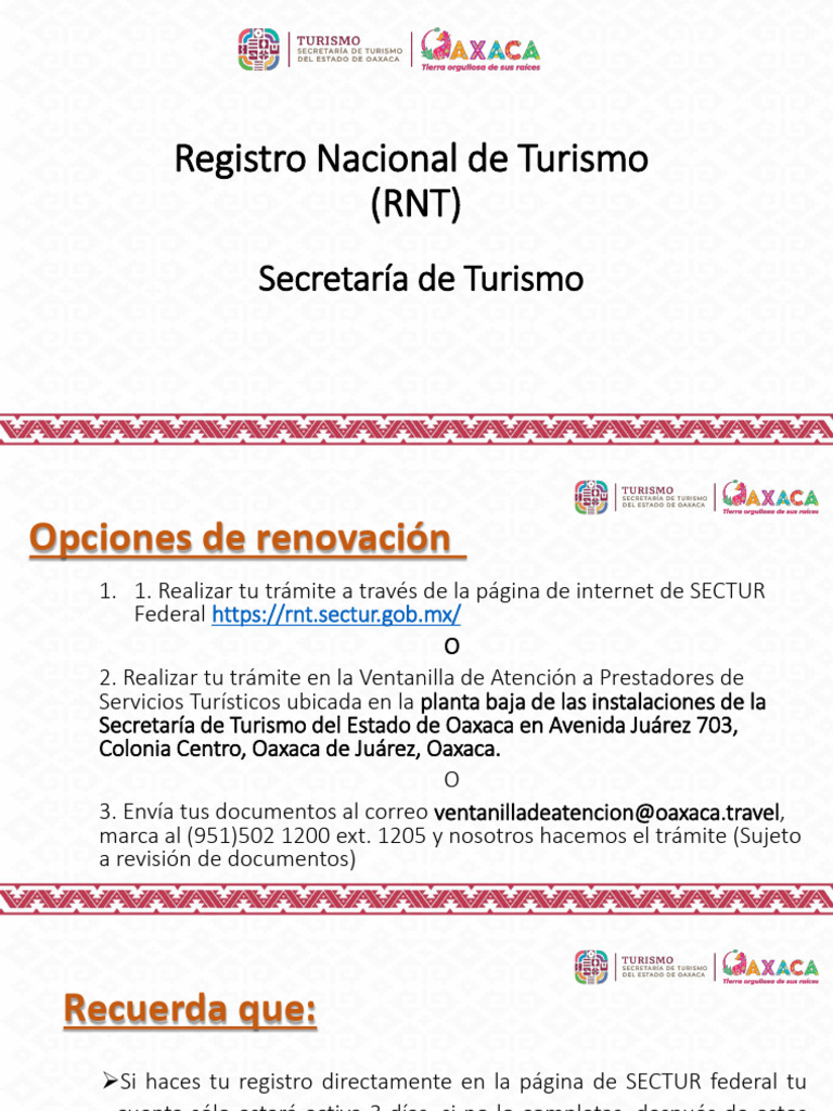 RNT Renovación Mayo 2024 | PDF | Derecho