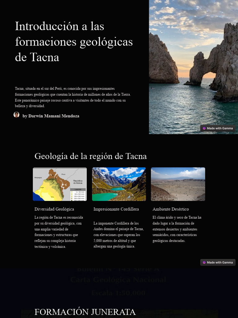 Introduccion A Las Formaciones Geologicas de Tacna | PDF | Roca ...