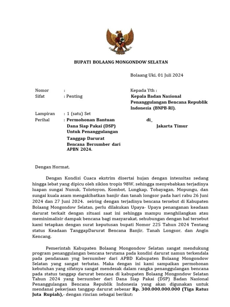 Permohonan DSP | PDF