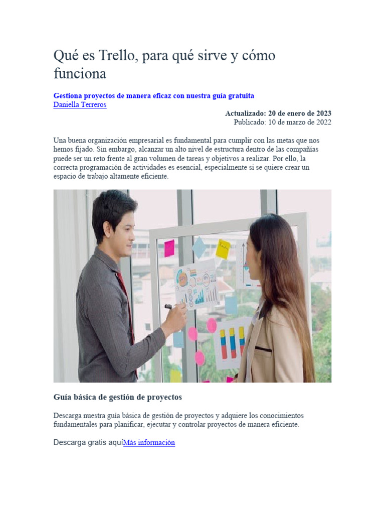 Qué Es Trello | PDF | Software | Aplicación movil