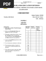 Chemistry Practical Question Paper 2025 | PDF