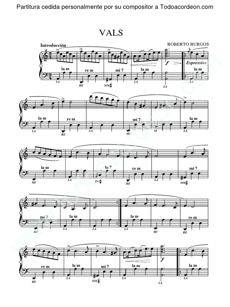 VALS (En LA M) | PDF