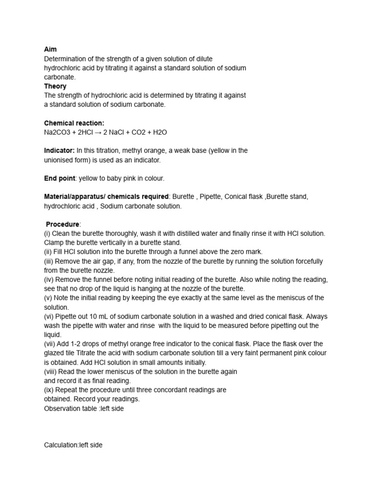 Volumetric Titration Experiment No.2 | PDF | Titration | Chemistry