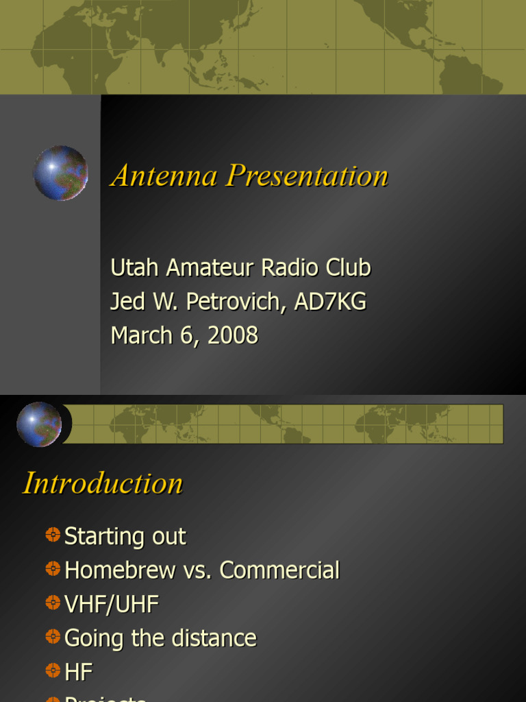 Antennas | PDF | Antenna (Radio) | Coaxial Cable