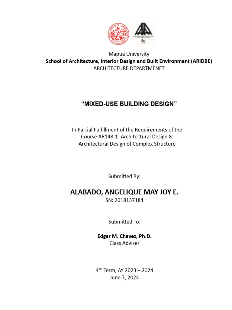 Alabado, Angelique May Joy, E. - Assignment 100 - AR148-1 - June 07 ...