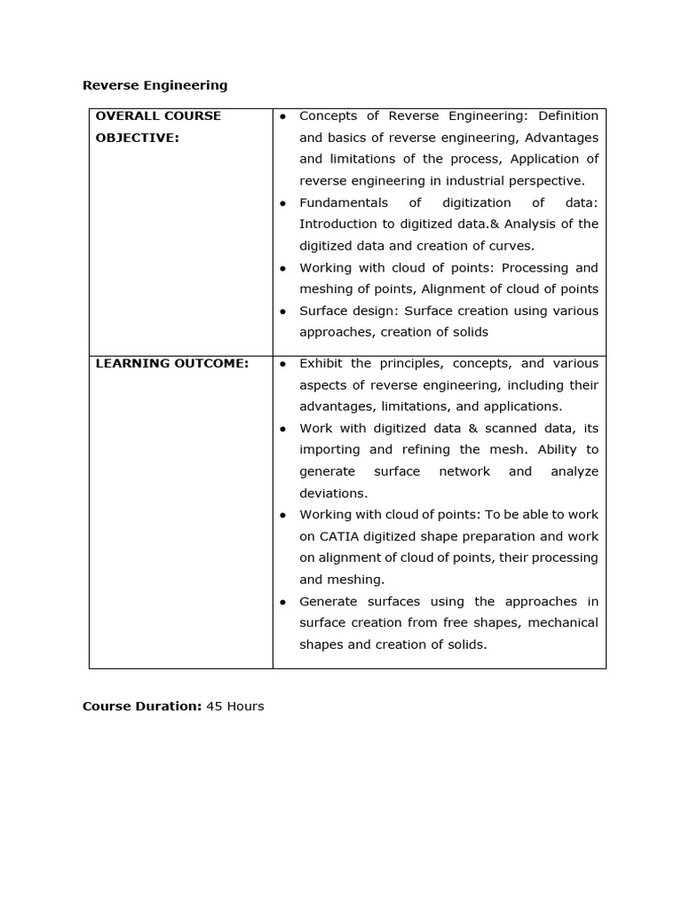 Reverse Engineering Pdf Engineering Logistics