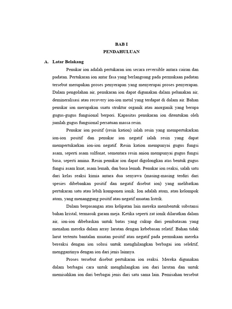 Kaf Jefrika Anion Kation | PDF