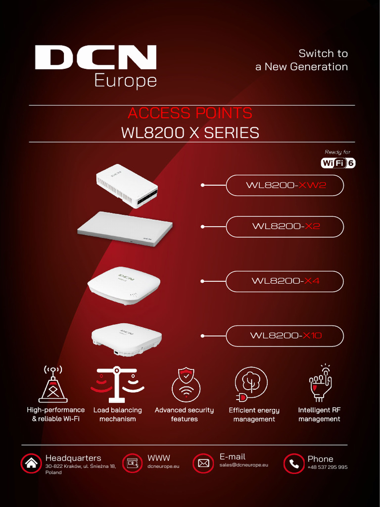 WL8200 WiFi 6 EN | PDF | Wireless Access Point | Wi Fi