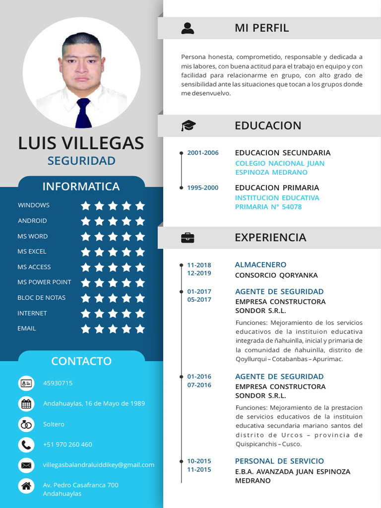 CV Compressed | PDF | Documento de identidad | Militar