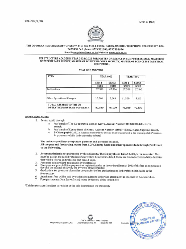 MASTERS-DEGREE-SCM-FEE-STRUCTURES | PDF