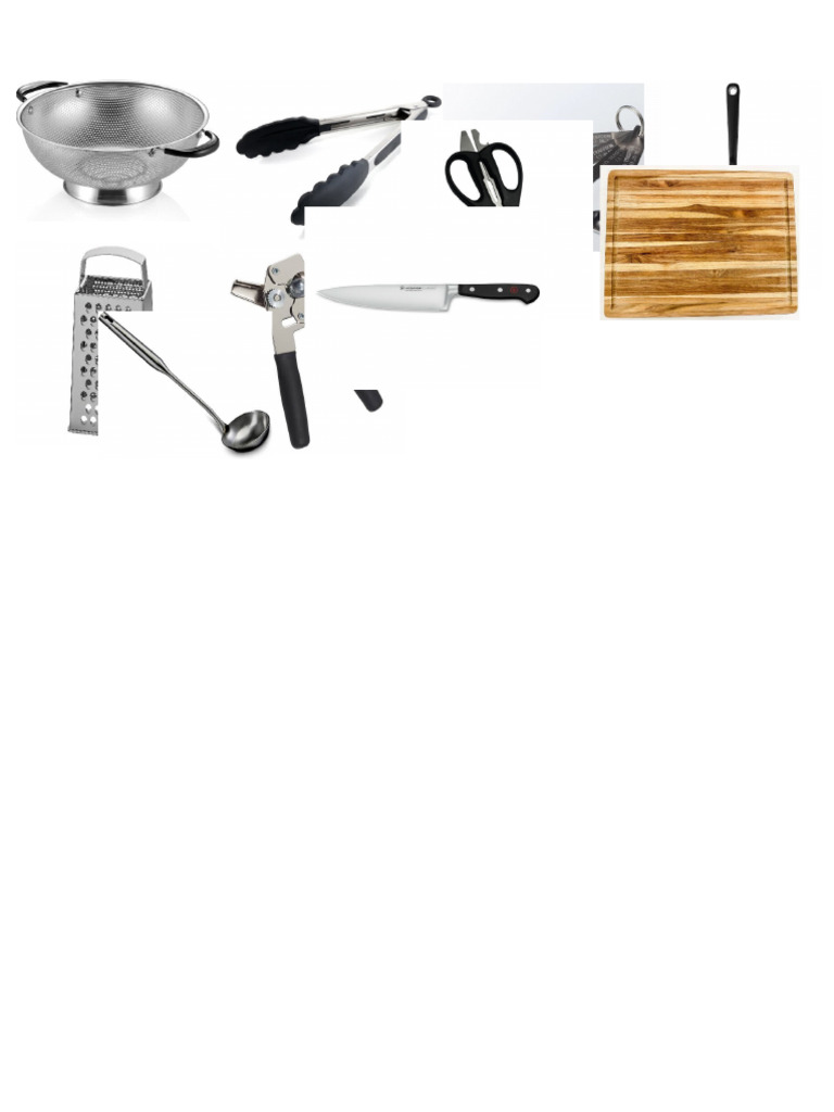 Kitchen Utensils Pdf