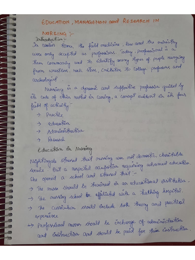 Scope and Education Preparation in Nursing Education | PDF