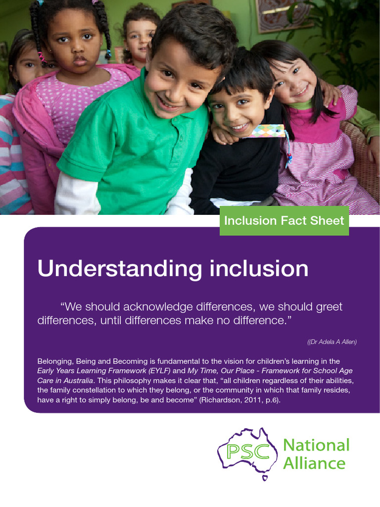 understanding-inclusion | PDF | Learning | Disability