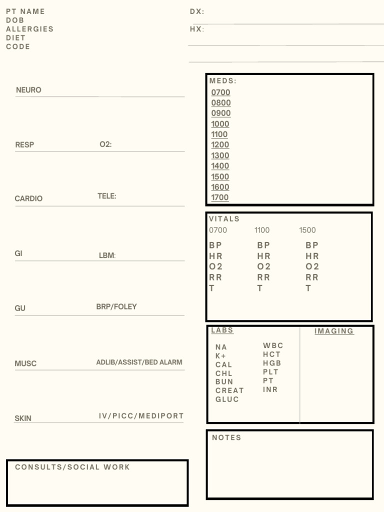 Minimal Report Sheet | PDF