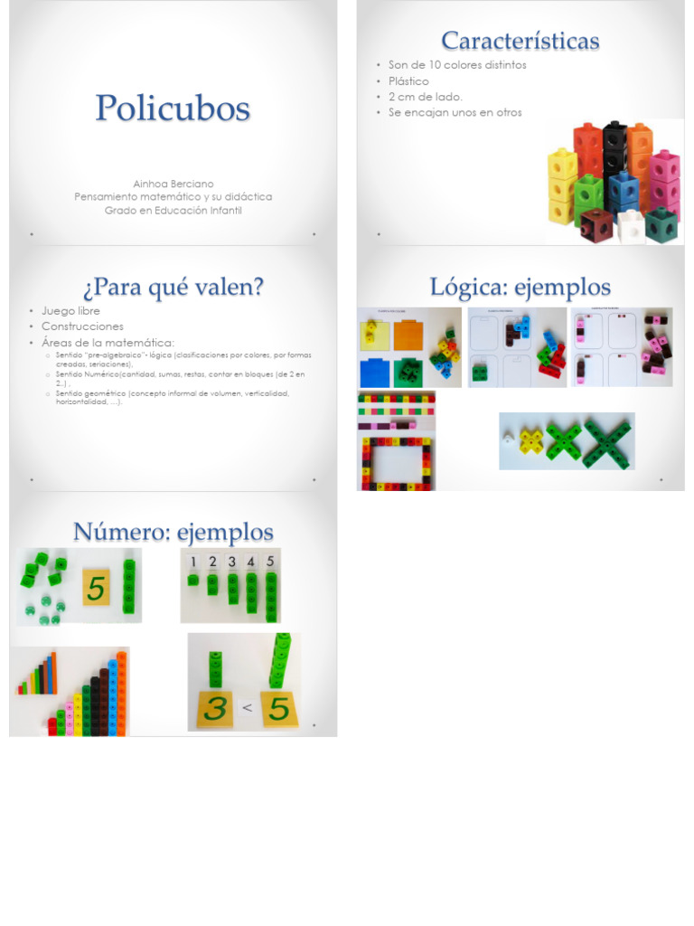 Tema 3 MATE Policubos | PDF