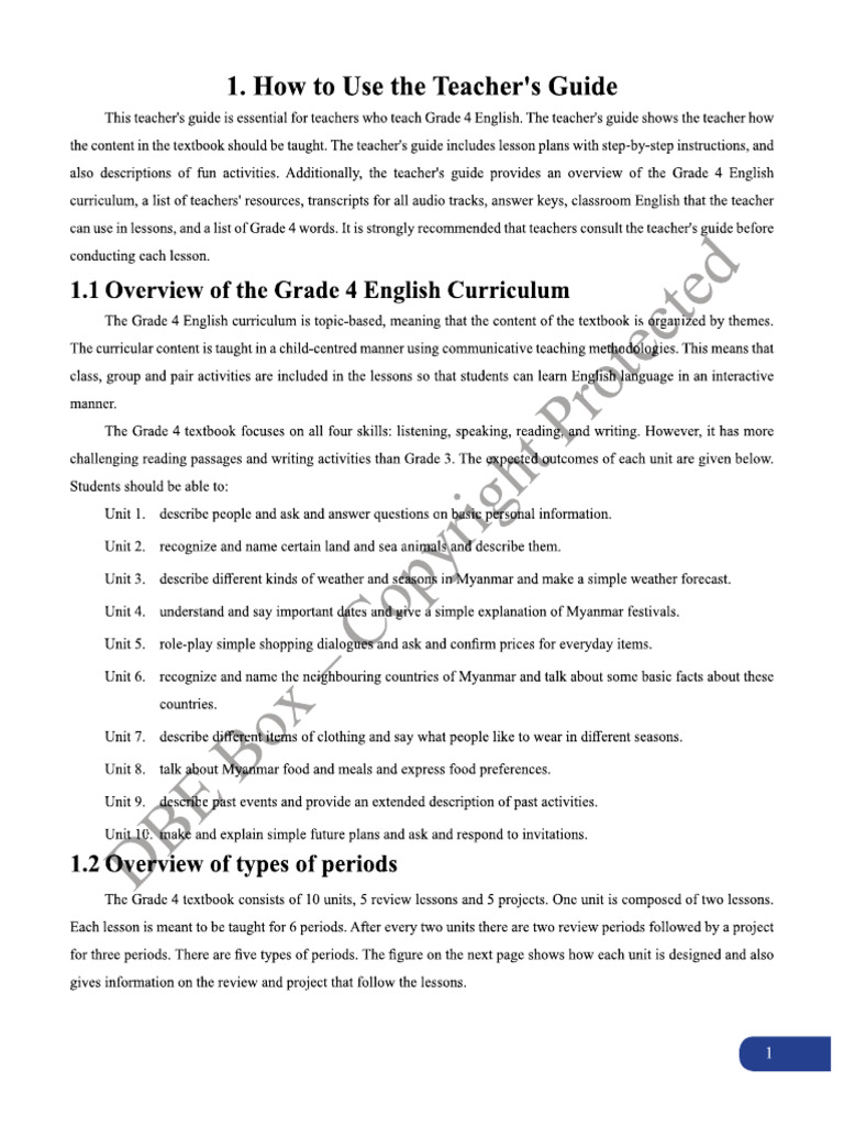 Grade 4 English TG ENG | PDF