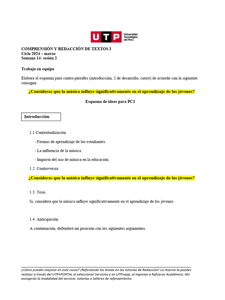 Esquema Borrador | PDF | Aprendizaje | Modificación de comportamiento