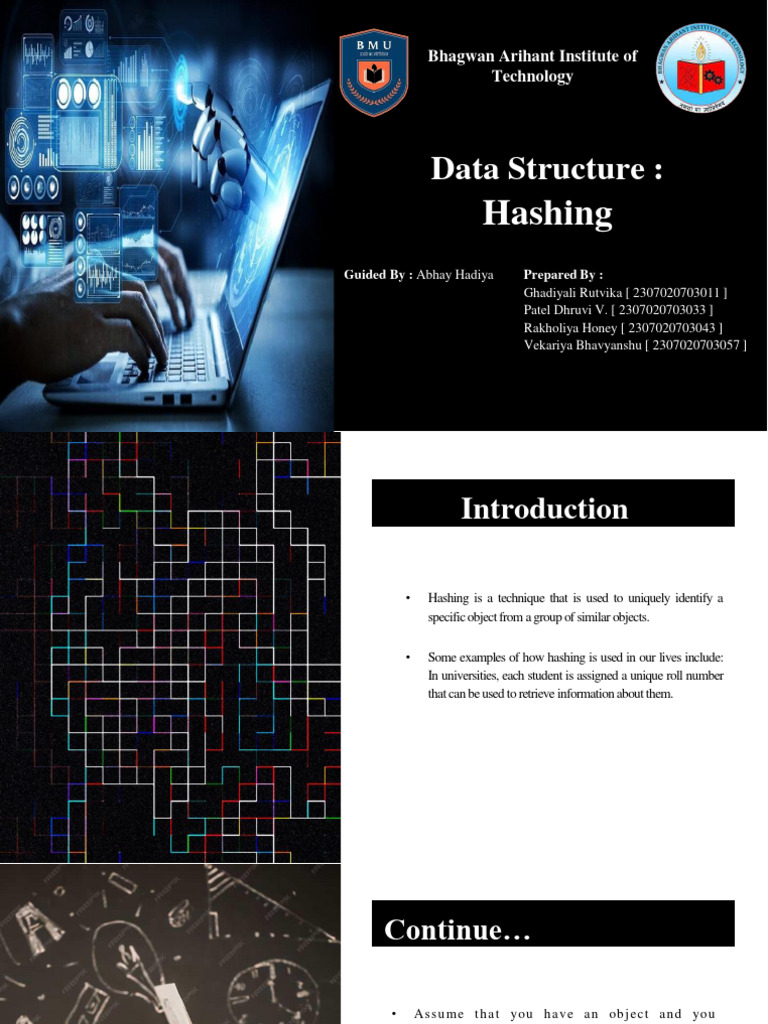 Hashing: Data Structure | PDF | Computer Data | Computing