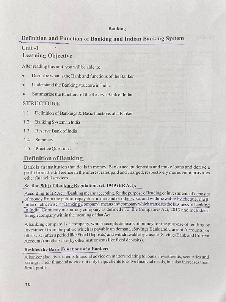 Banking Notes | PDF