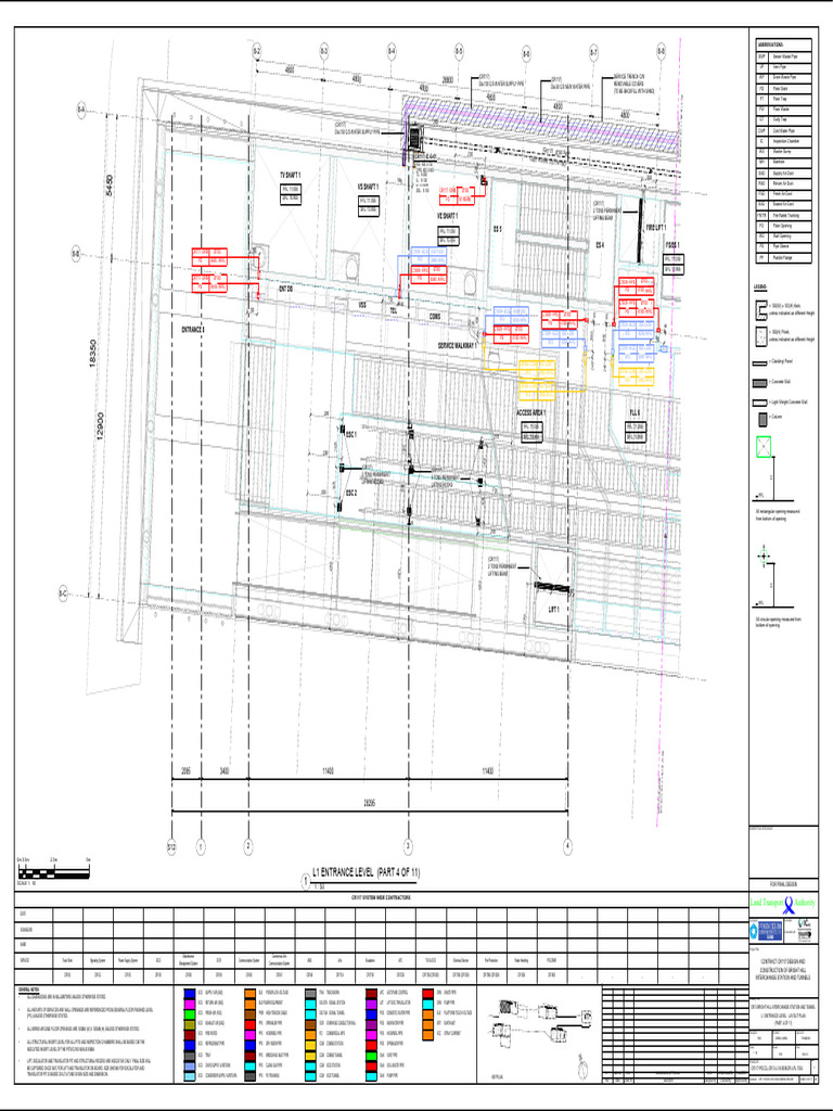 L1 Entrance Level (Part 4 of 11) 1: TV Shaft 1 Vs Shaft 1 | PDF ...