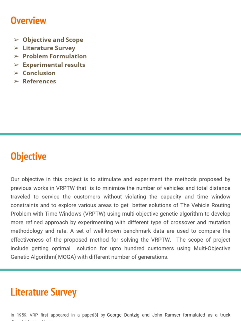 Vehicle Routing Problem With Time Windows Using Multi Objective Genetic Algorithm Pdf