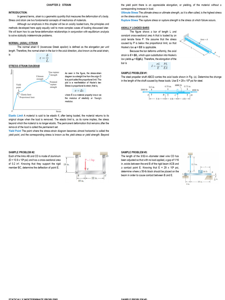 MDB_TOPIC-2-STRAIN | Download Free PDF | Deformation (Engineering) | Stress (Mechanics)