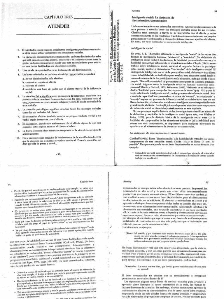 Gerard Egan-El Orientador Experto | PDF