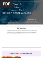 Class 12 History ch-3 Notes | PDF | Family | Caste