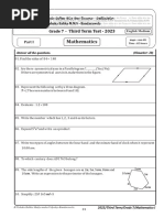 Grade 6 - Term 3 - Project - 2025 | PDF | Algebra | Numbers