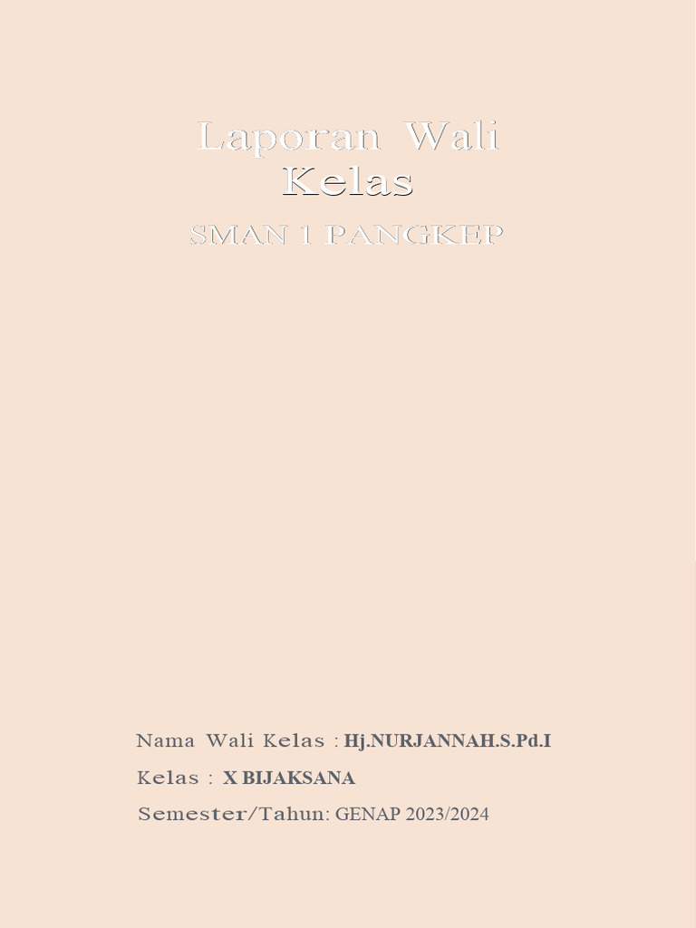 Laporan Wali KLS | PDF