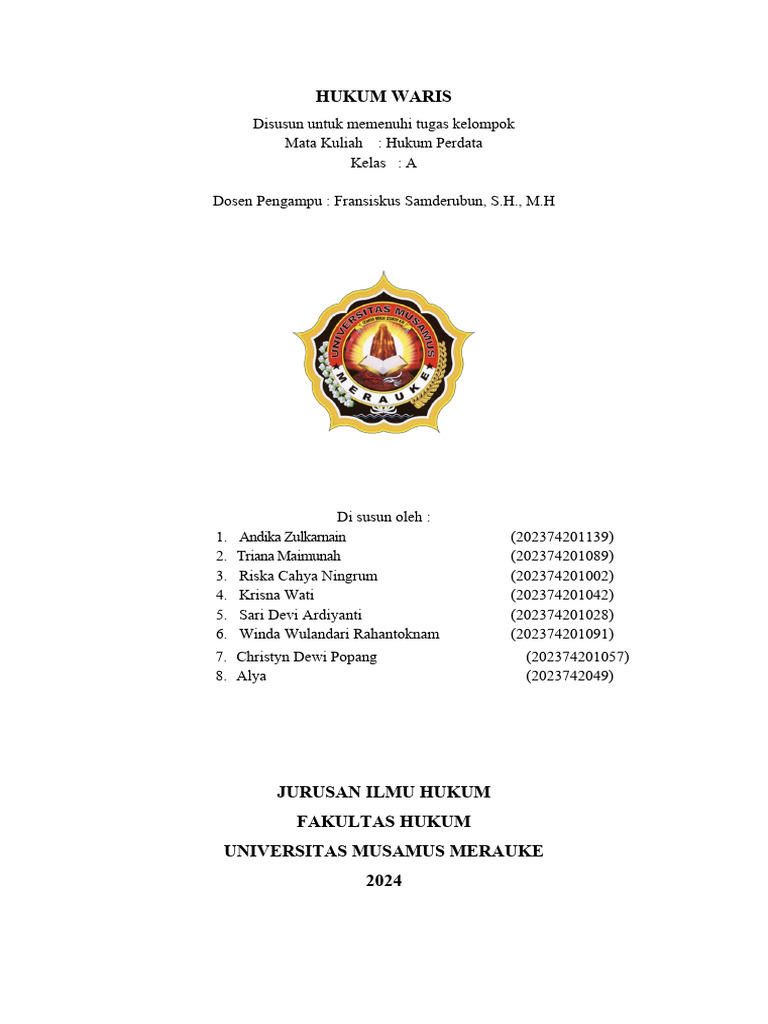 Hukum Waris Perdata | PDF