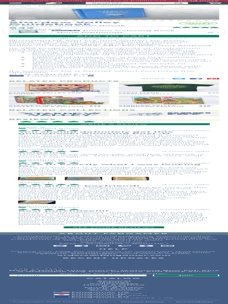 Stardew Valley Guidebook - Fangamer | PDF
