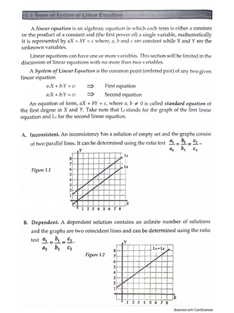 Systems of Linear Equations and Inequalities | PDF