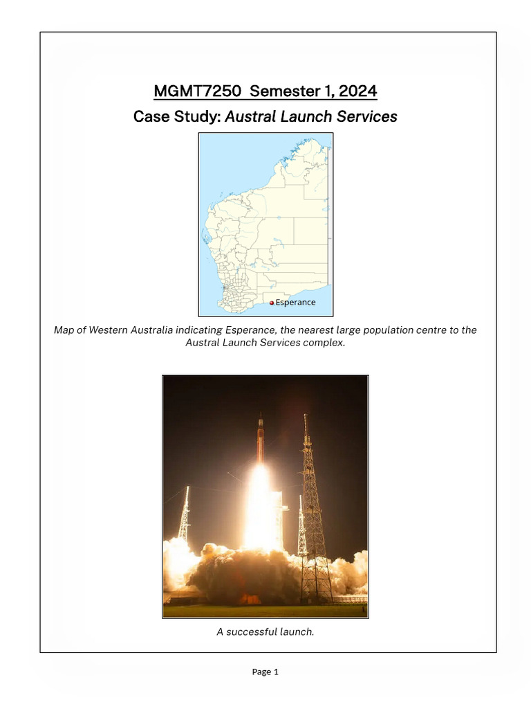 Austral Launch Services: Ecological Strategies | PDF | Waste | Water