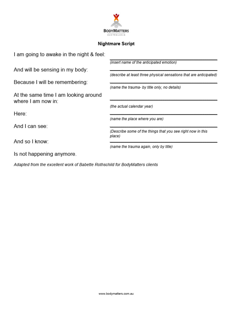 Nightmare Script | PDF