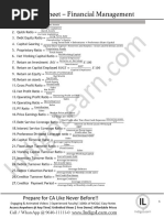 AFM Formula Sheet Summary | PDF