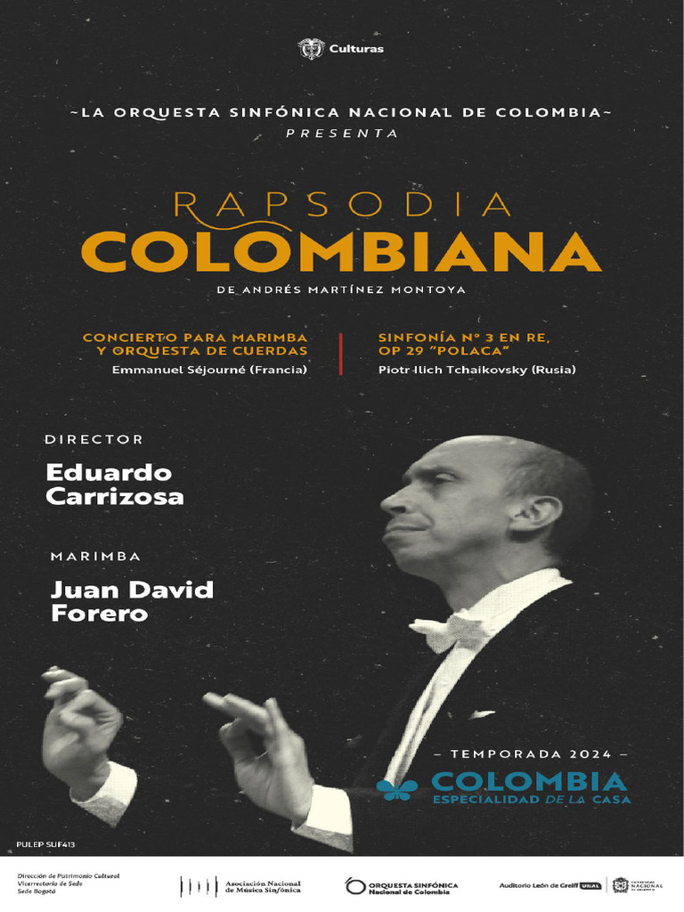 Concierto Rapsodia Colombiana 2023 | PDF | Pyotr Ilyich Tchaikovsky ...
