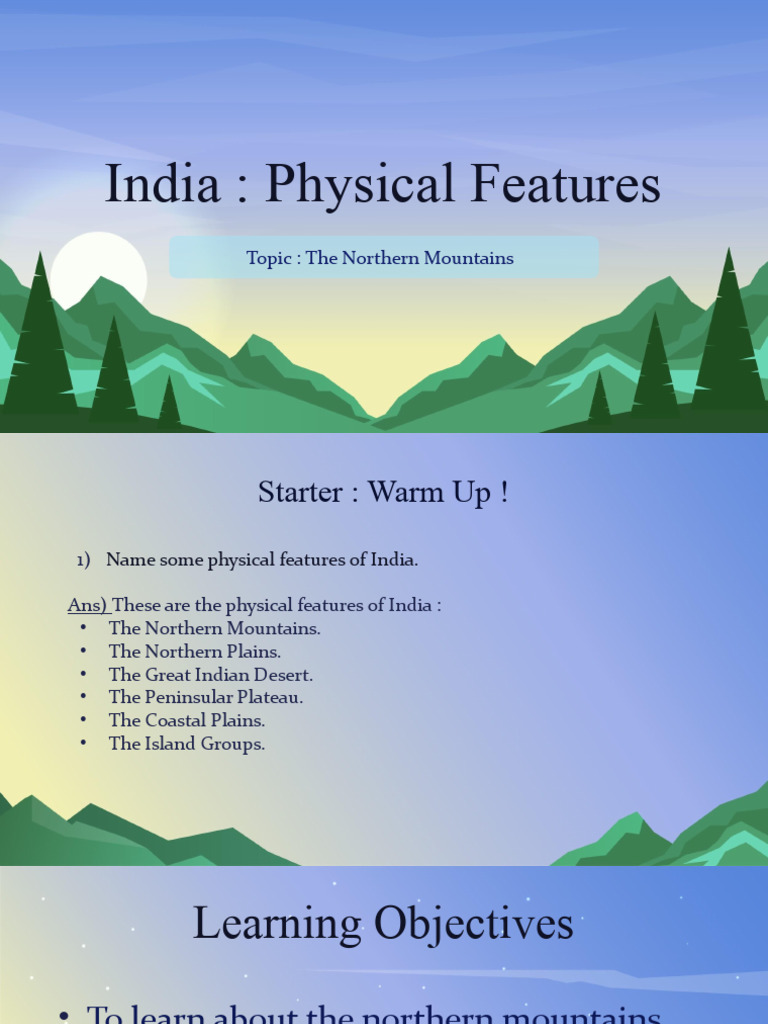 The Northern Mountains | PDF | Himalayas | Mountains
