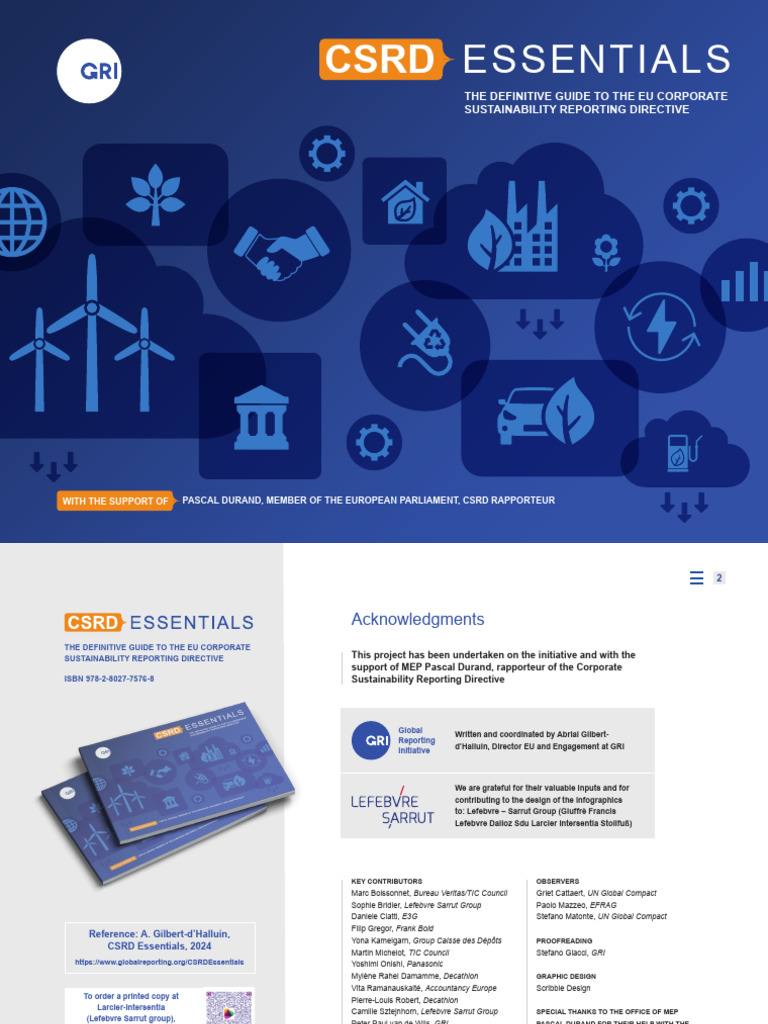 Gri Csrd Essentials Download Free Pdf European Union Business