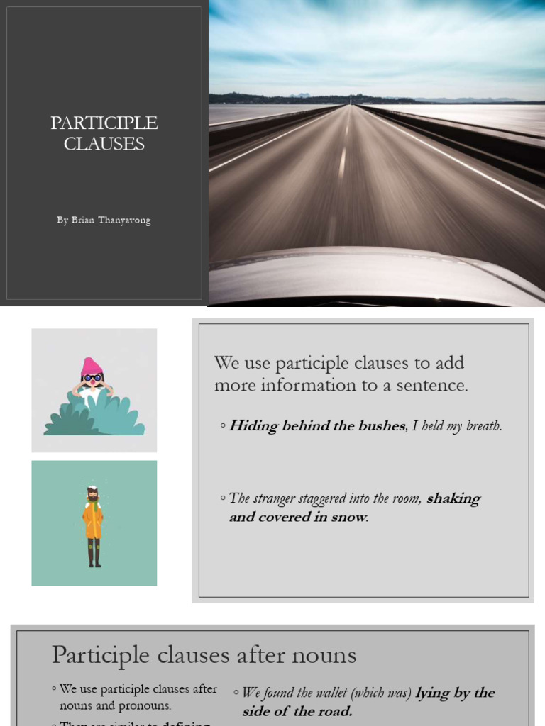 Participle Clauses | PDF | Foreign Language Studies | Poetry
