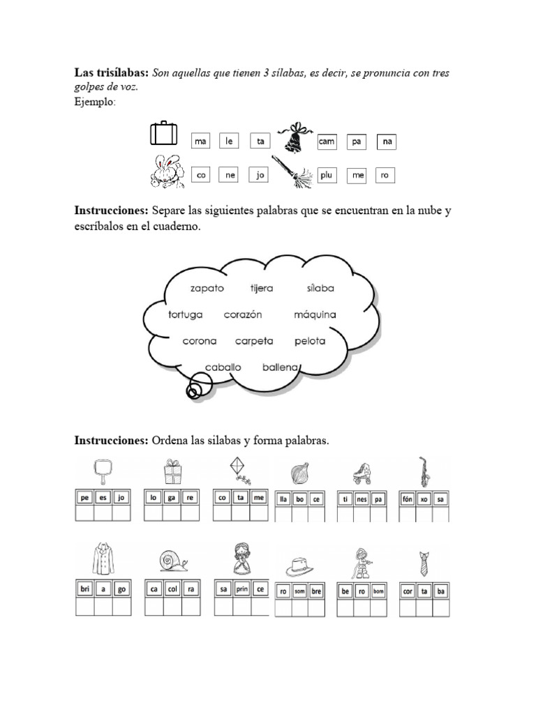 Las Trisílabas | PDF
