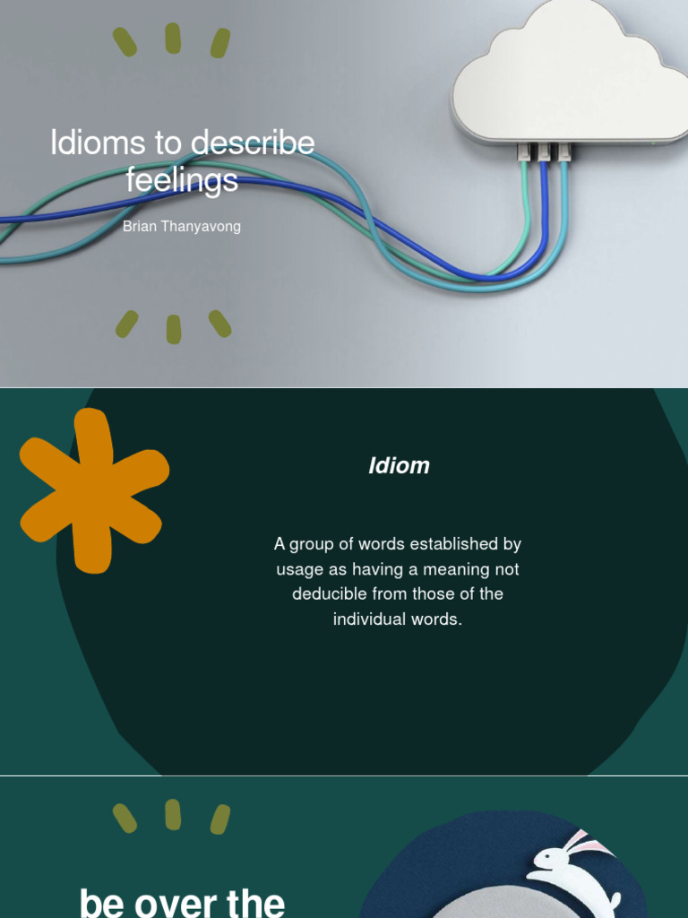 Idioms To Express Feelings | PDF | Self-Improvement