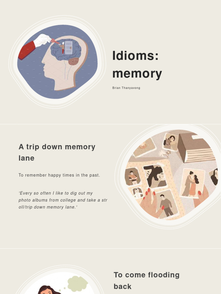 Idioms Memory | PDF | Poetry
