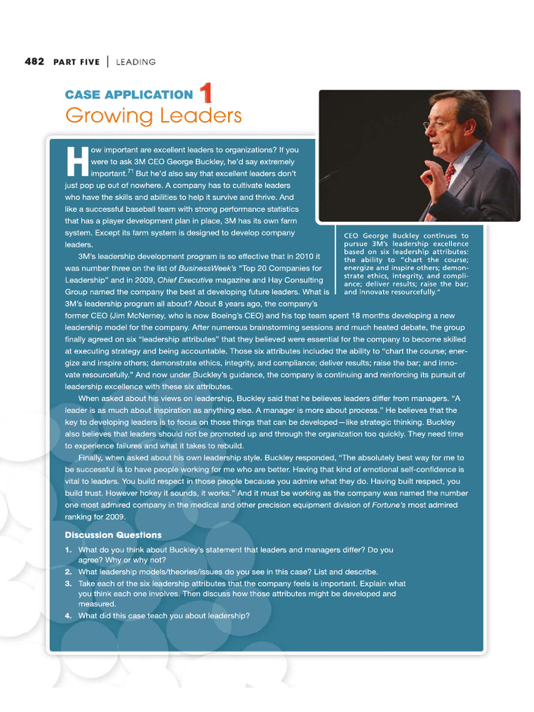 Case Study-Leadership | PDF