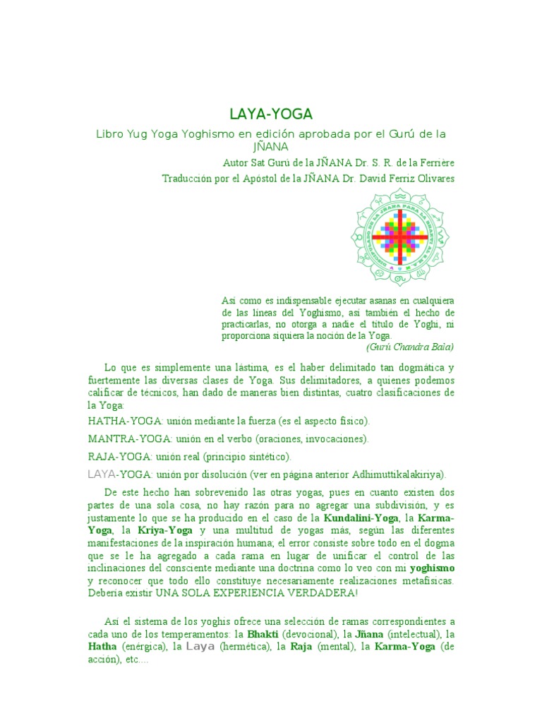 Significado y práctica del Laya Yoga | PDF | Yoga | Meditación