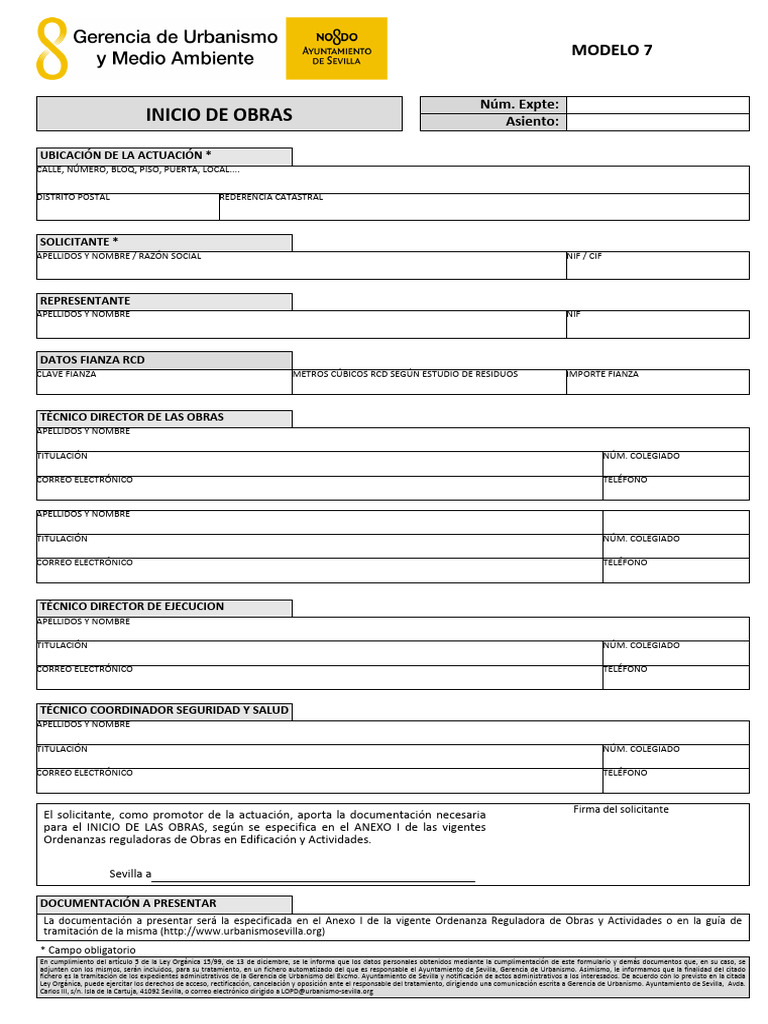 Modelo 07 | PDF | Sevilla | Gobierno