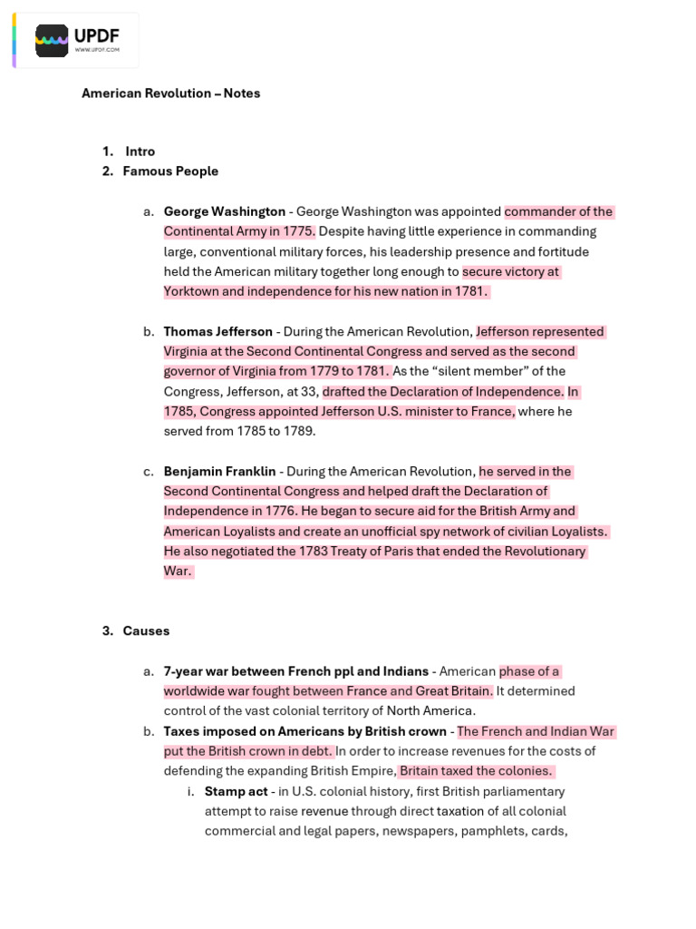 American Revolution 240509 125007 | PDF | American Revolution ...