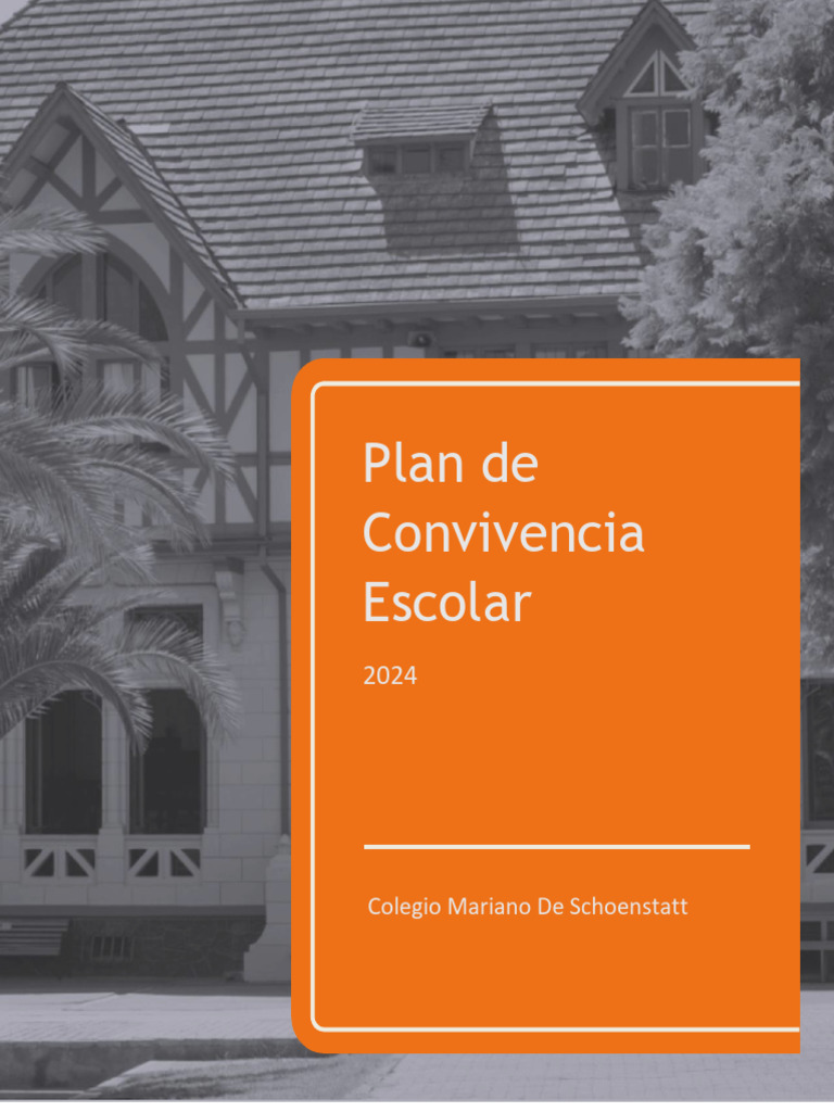 Plan de Convivencia Escolar 2024 | PDF | Aprendizaje | Maestros